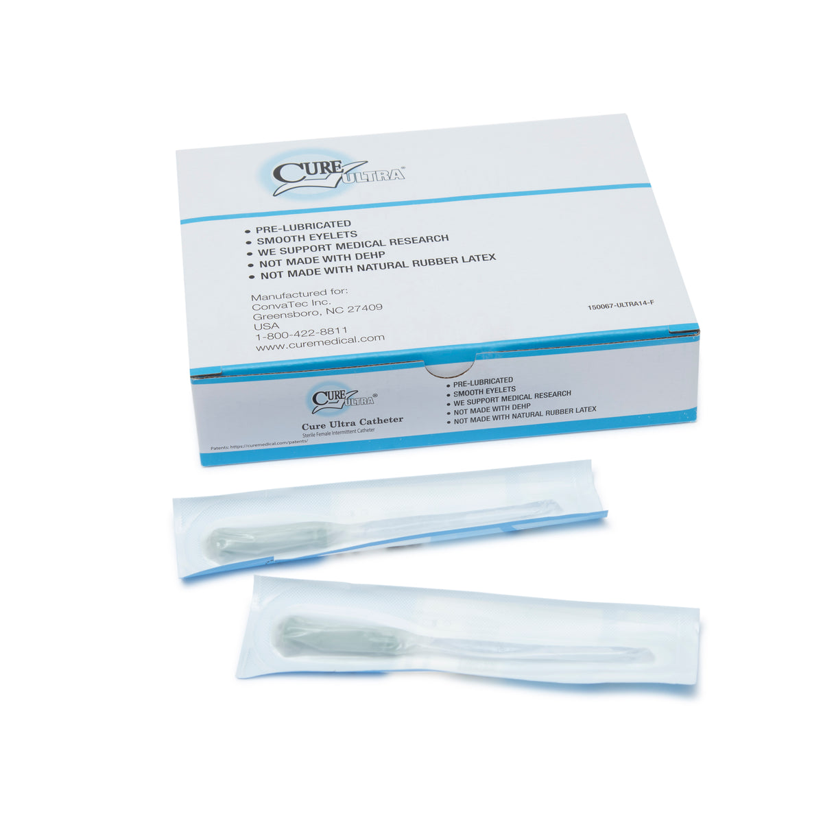 Cure Ultra™ Intermittent Pre-lubricated Urinary Catheter for Females ...